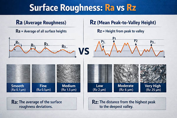 Roughness Ra Vs Rz Explained: Surface Finish Guide For Engineers | Xavier