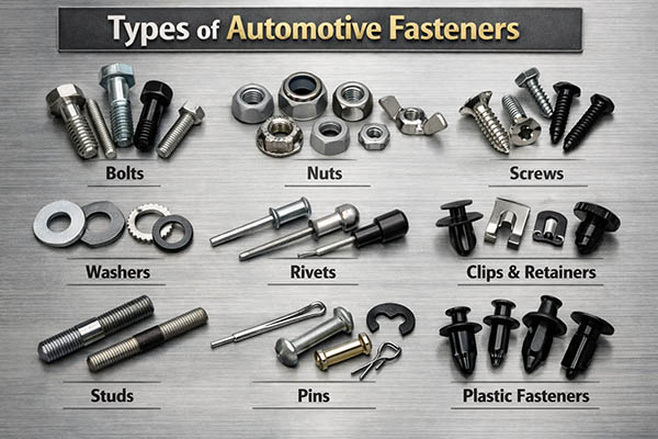 10 Types Of Automotive Fasteners Used In Modern Vehicles | Xavier
